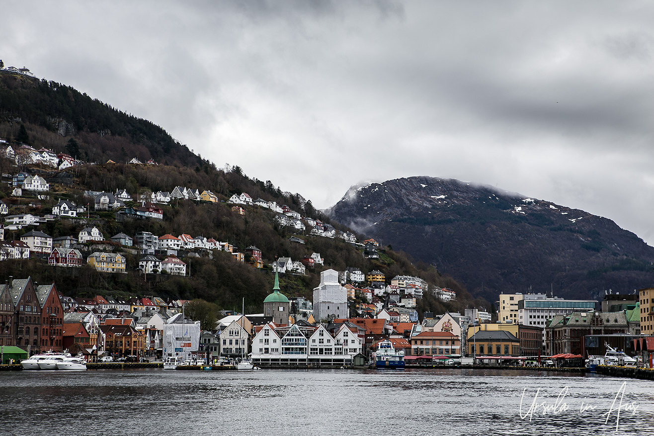 Overlooking Bergen: Queen Maud’s Outlook and Mount Fløyen, Norway ...