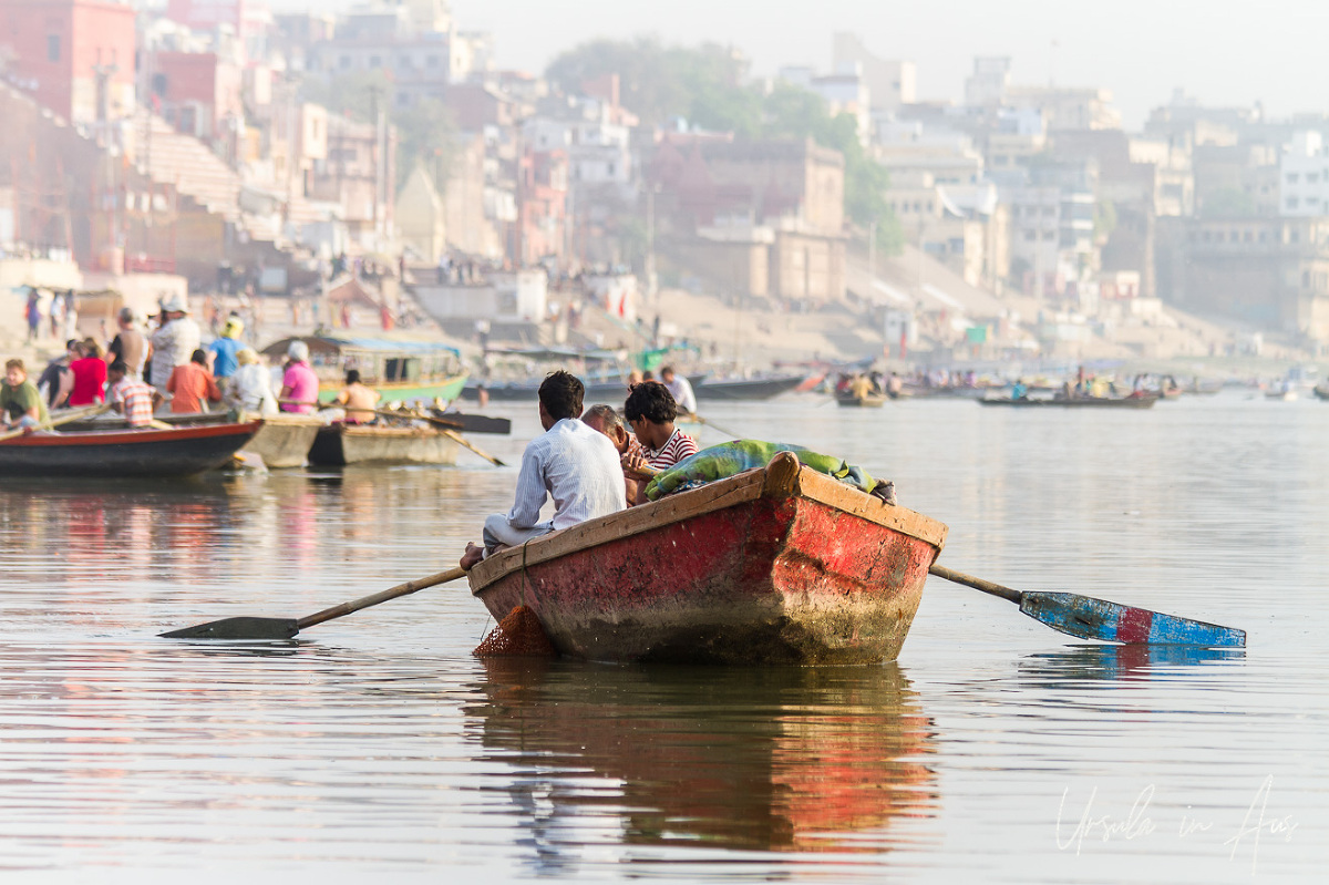 Floating in a Dream : A Boat Ride on the Ganges, Varanasi (#4), India ...