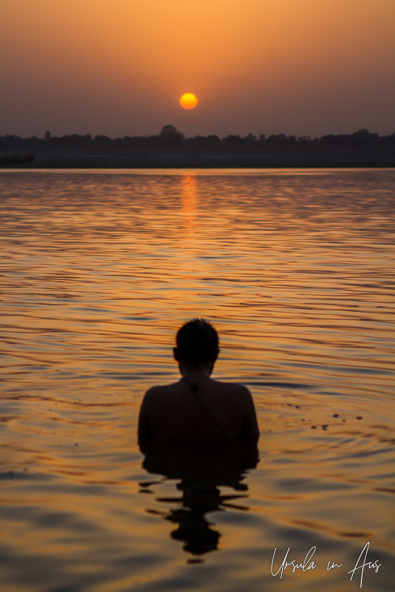 Morning Puja on Ganga Ma (Mother Ganges River) : Varanasi (6), India ...
